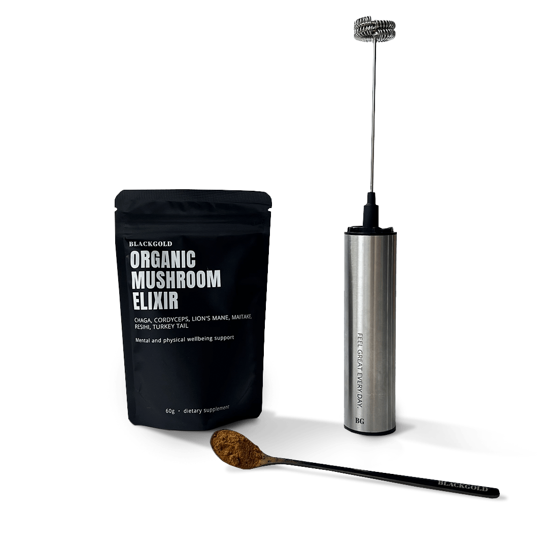 30 Servings of Mushroom Elixir + FREE Starter Kit – uk-blackgoldelixir